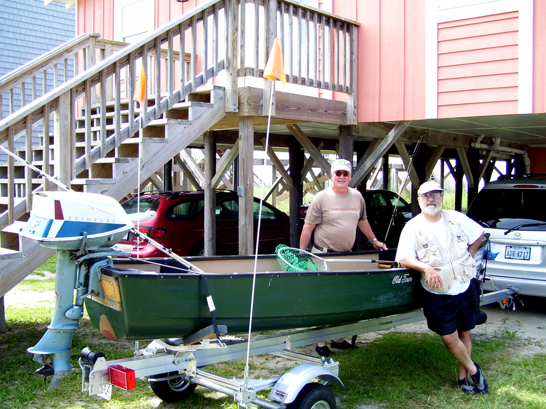 The Outdoorsman (right) and his partner Rick, with the Good Ship ...